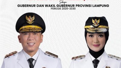 Pelantikan Gubernur dan wakil Gubernur Lampung Priode 2025 - 2030 - geloraindonesianews.com